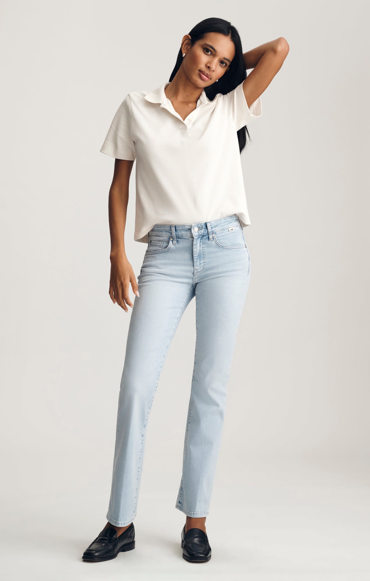 Mavi Women's Vicky Bootcut In Light Brushed Feather Luxe – Mavi Jeans