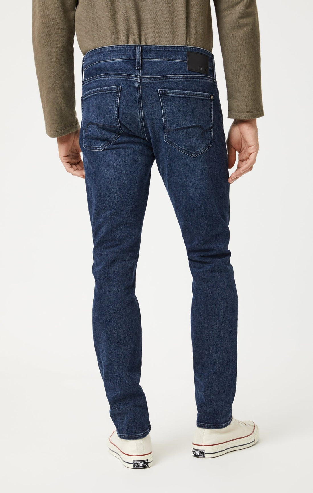 Mavi Men's Jake Slim Leg In Mid Tonal Ink Williamsburg