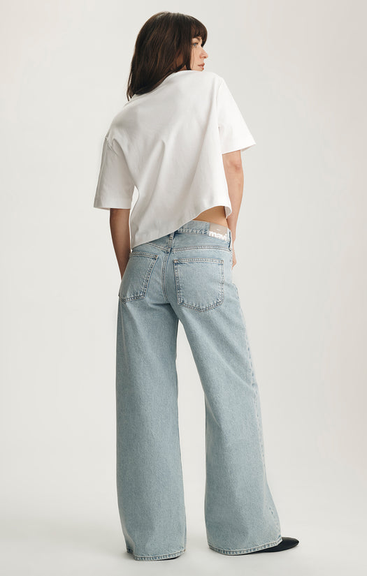 Mavi Women's Sandy Wide Leg In Bleached Classic Denim – Mavi Jeans