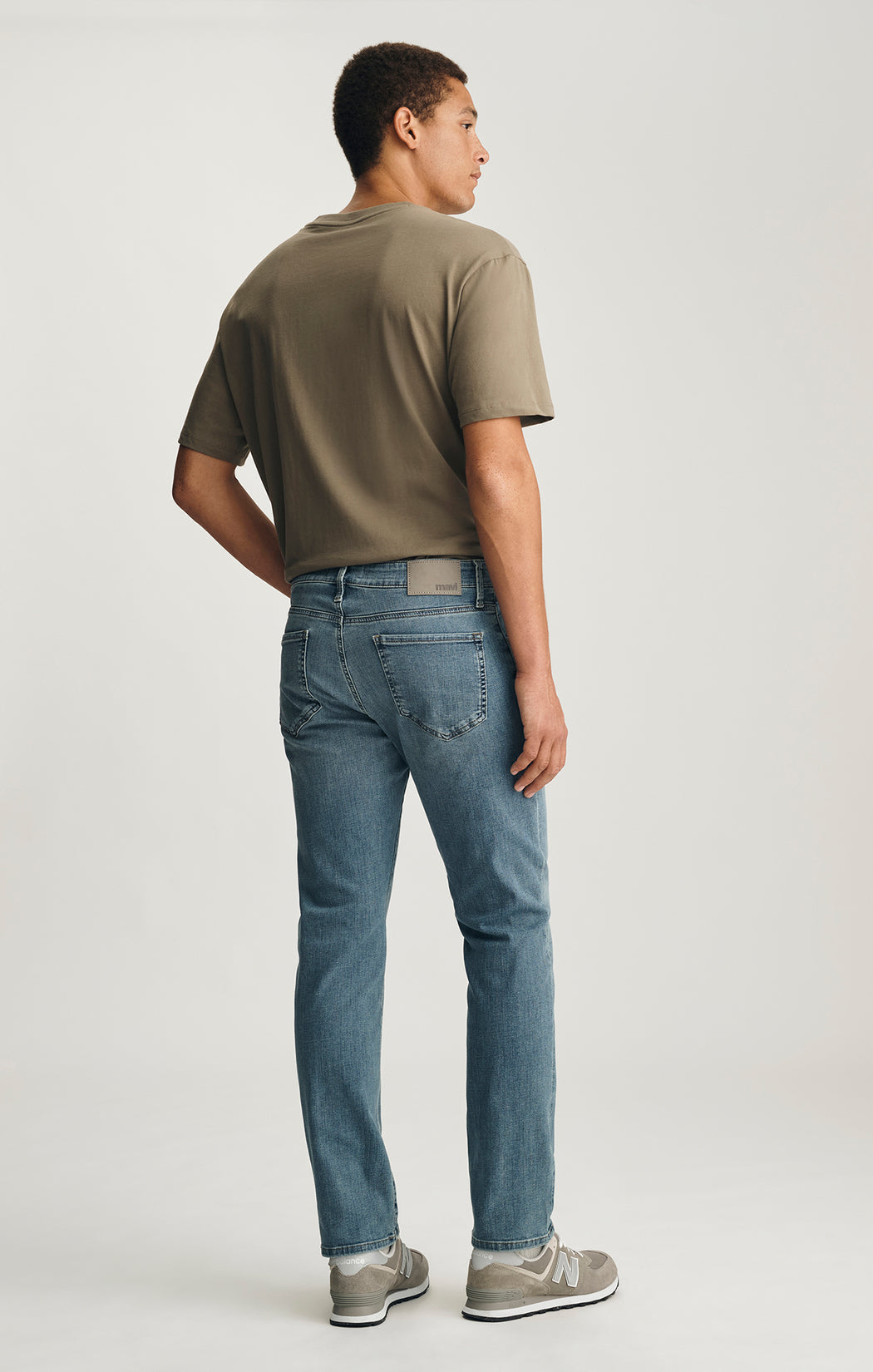 Mavi Men's Matt Relaxed Straight Leg In Light Brushed Organic Vintage ...