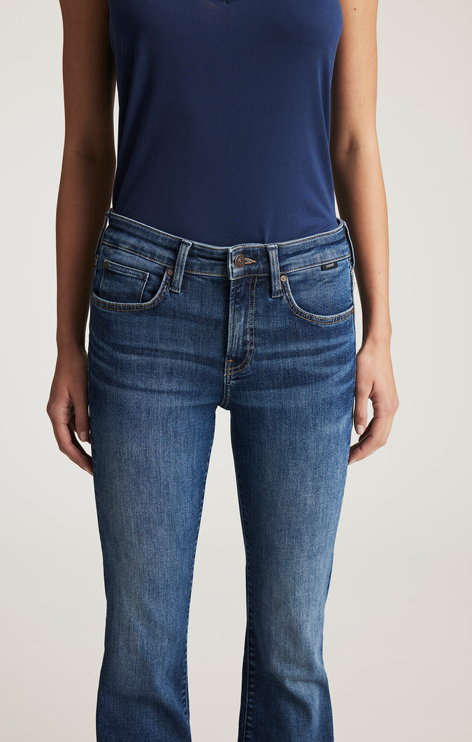 Mavi Women's Vicky Bootcut In Dark Brushed Flex Blue – Mavi Jeans