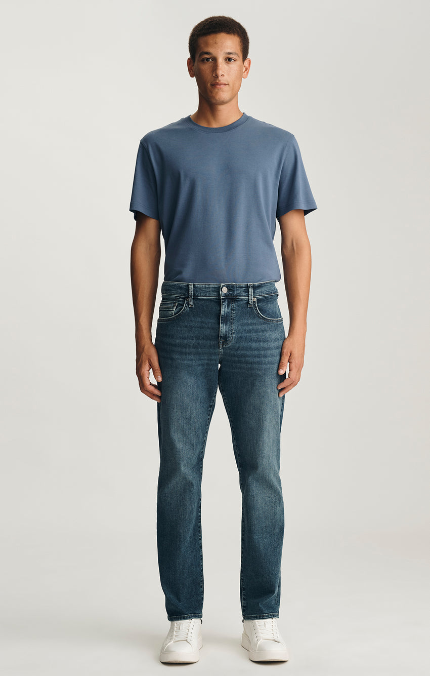 Mavi Men's Matt Relaxed Straight Leg In Used Brushed Organic Vintage ...