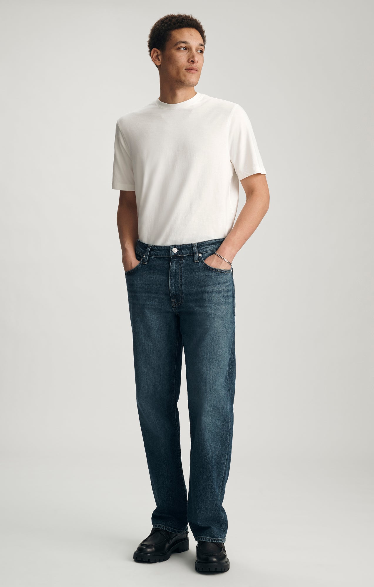 Mavi Men's Marlon Modern Straight Leg In Dark Used Classic Blue – Mavi ...