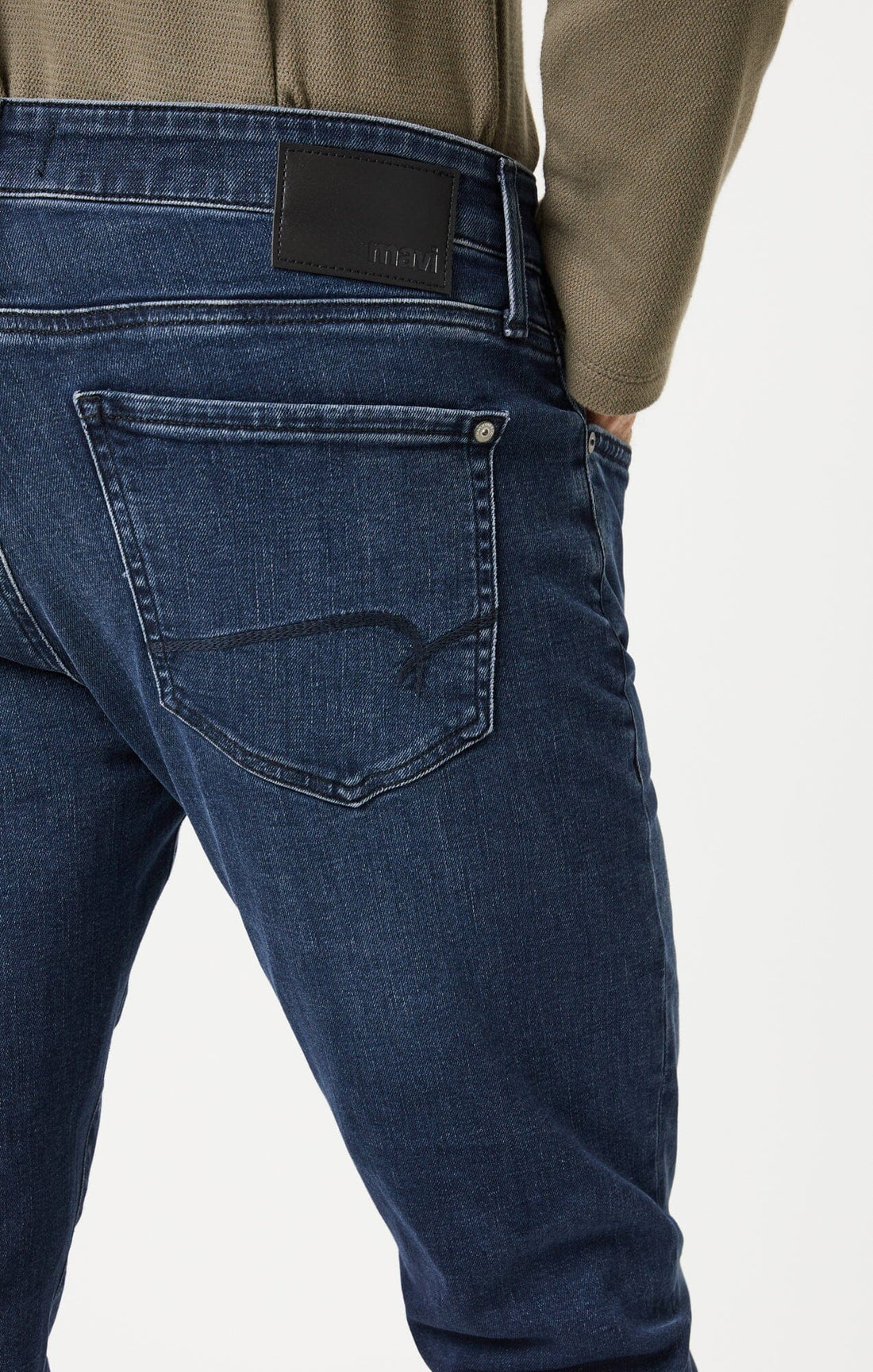 Mavi Men's Jake Slim Leg In Mid Tonal Ink Williamsburg