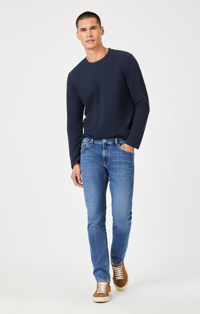 Mavi Men's Zach Straight Leg In Ocean Organic Vintage – Mavi Jeans
