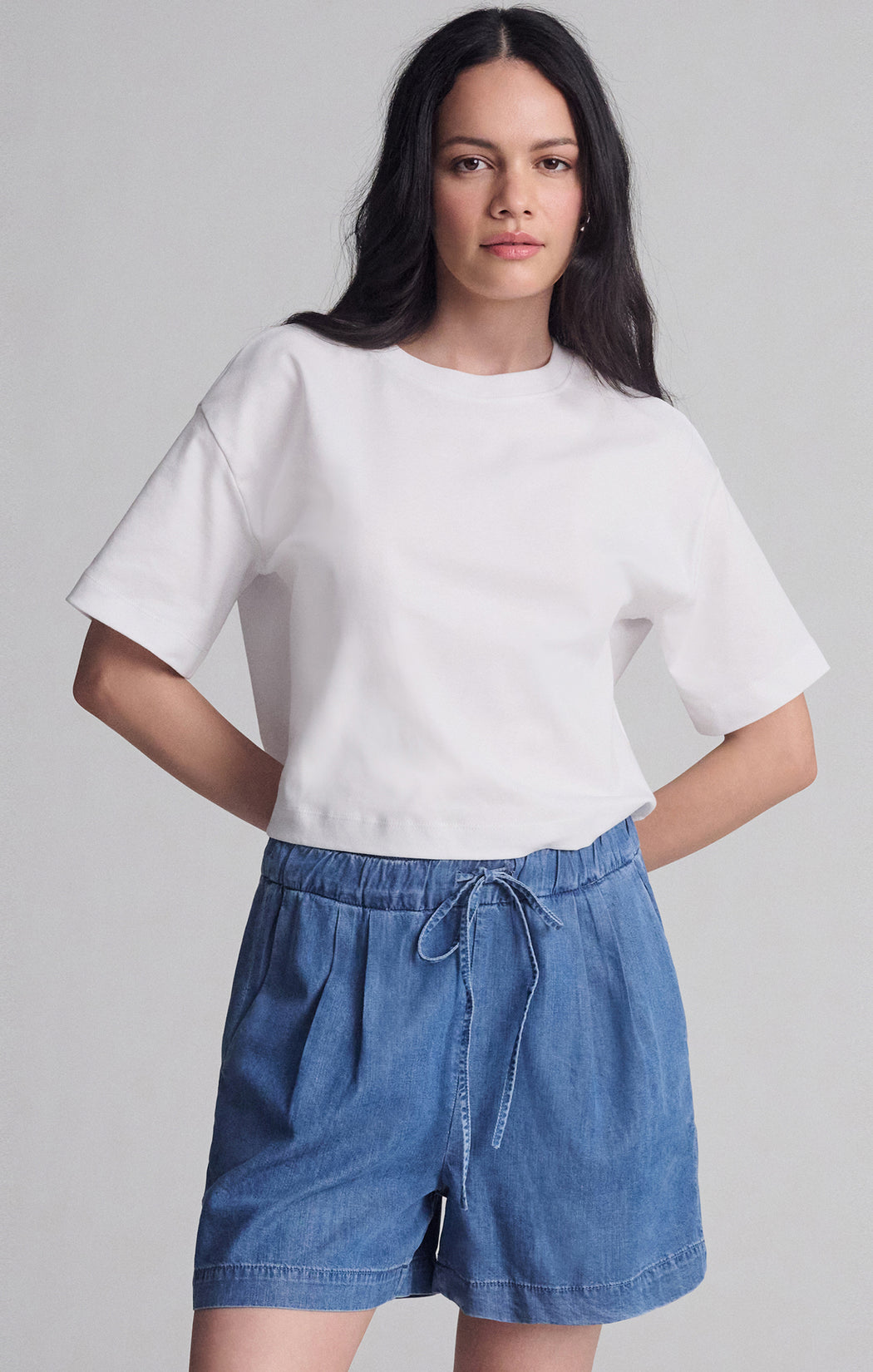 Mavi Women's Anika Cropped Flare In Woodrose Flex Blue – Mavi Jeans