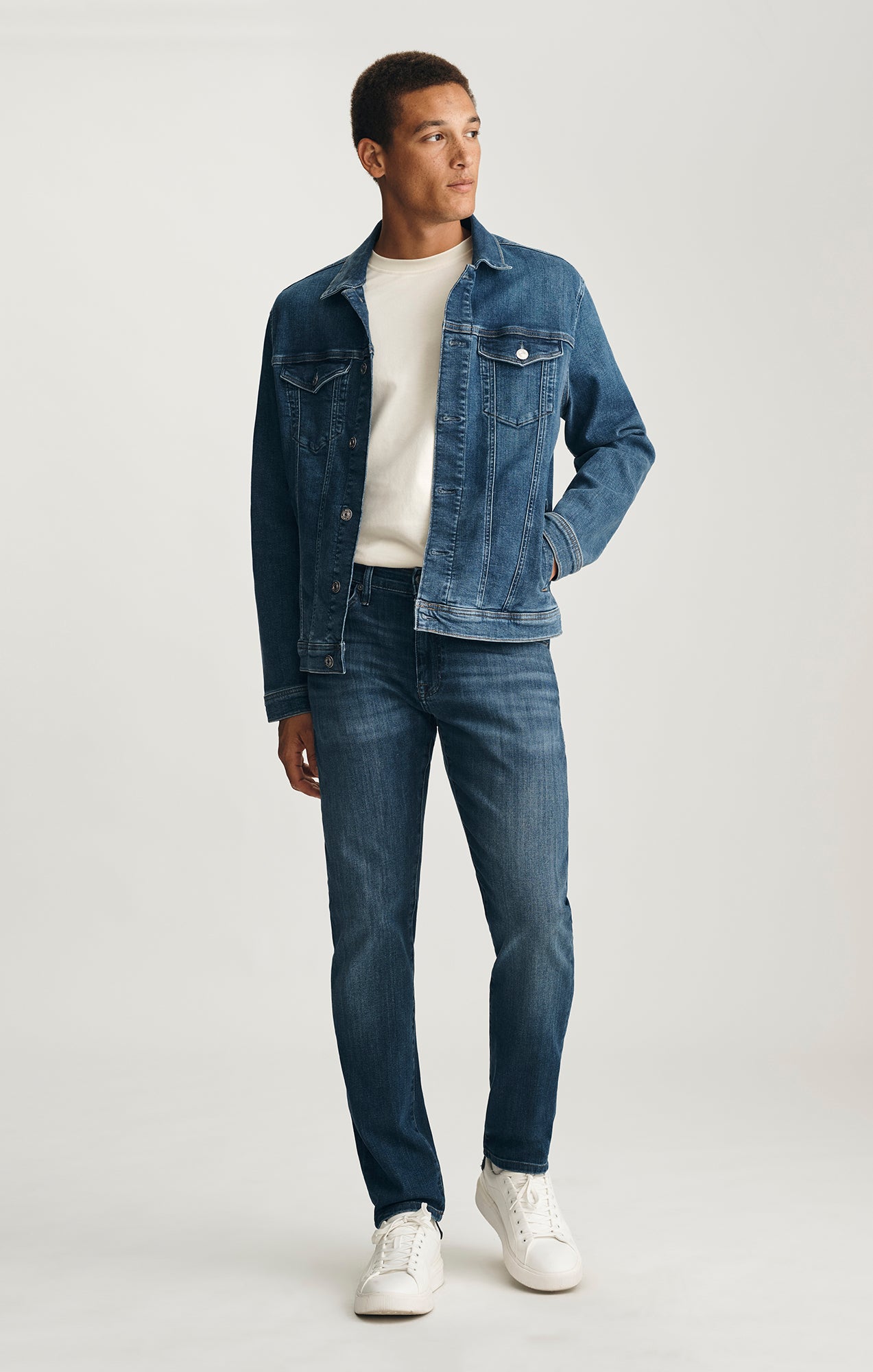 Mavi Men's Marcus Slim Straight Leg In Ocean Williamsburg – Mavi Jeans