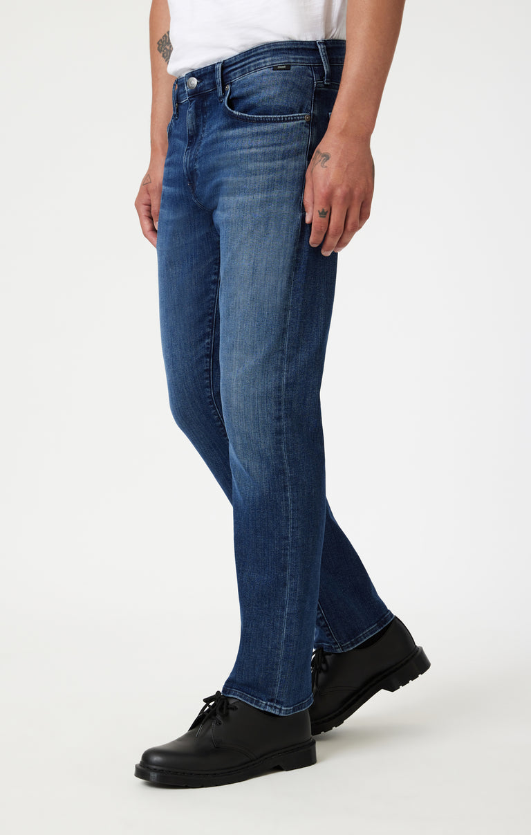 Mavi Men's Zach Straight Leg In Dark Brushed Nashville – Mavi Jeans