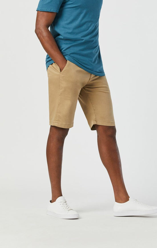 Mavi Men's Jacob Shorts in Khaki Twill
