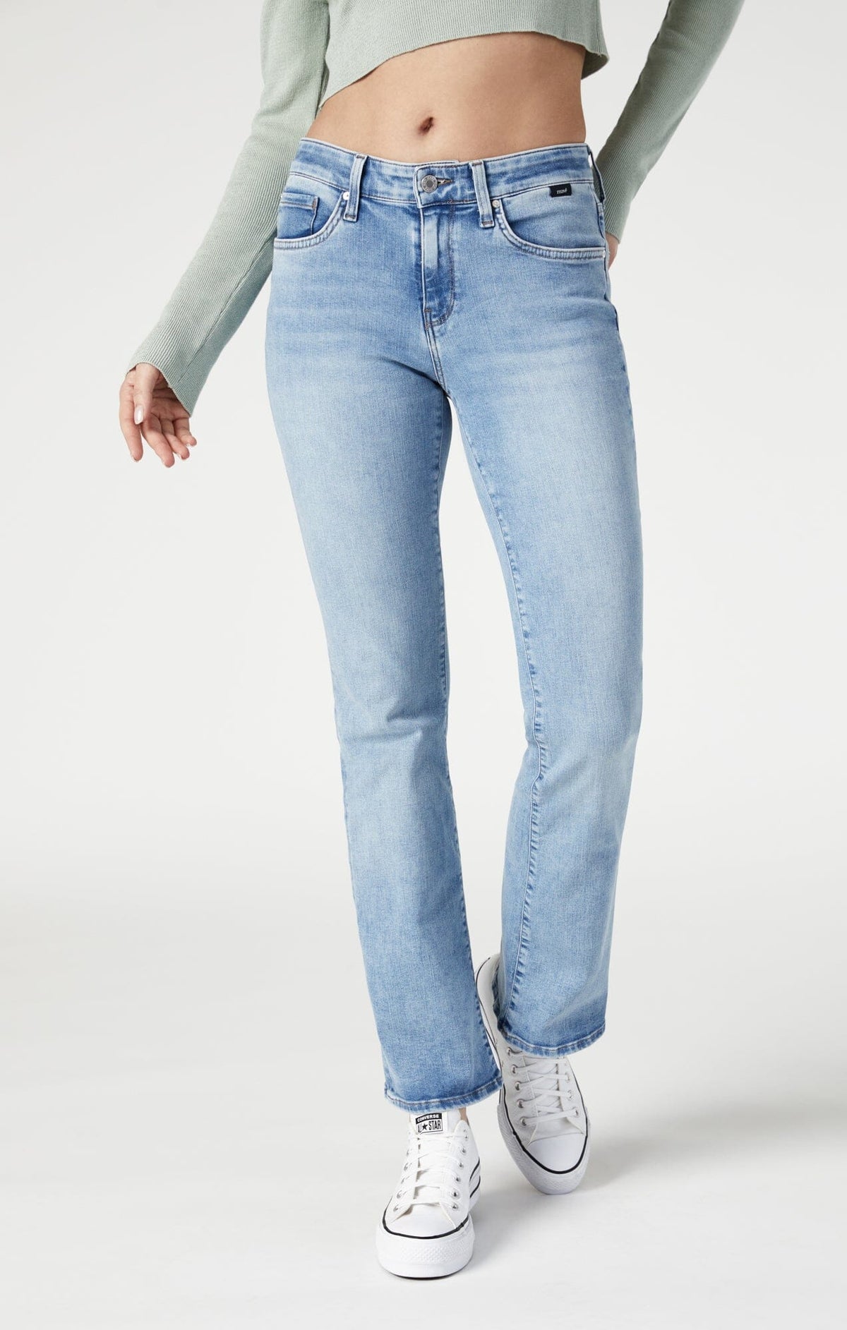 Mavi Women's Molly Bootcut In Light Feather Blue – Mavi Jeans